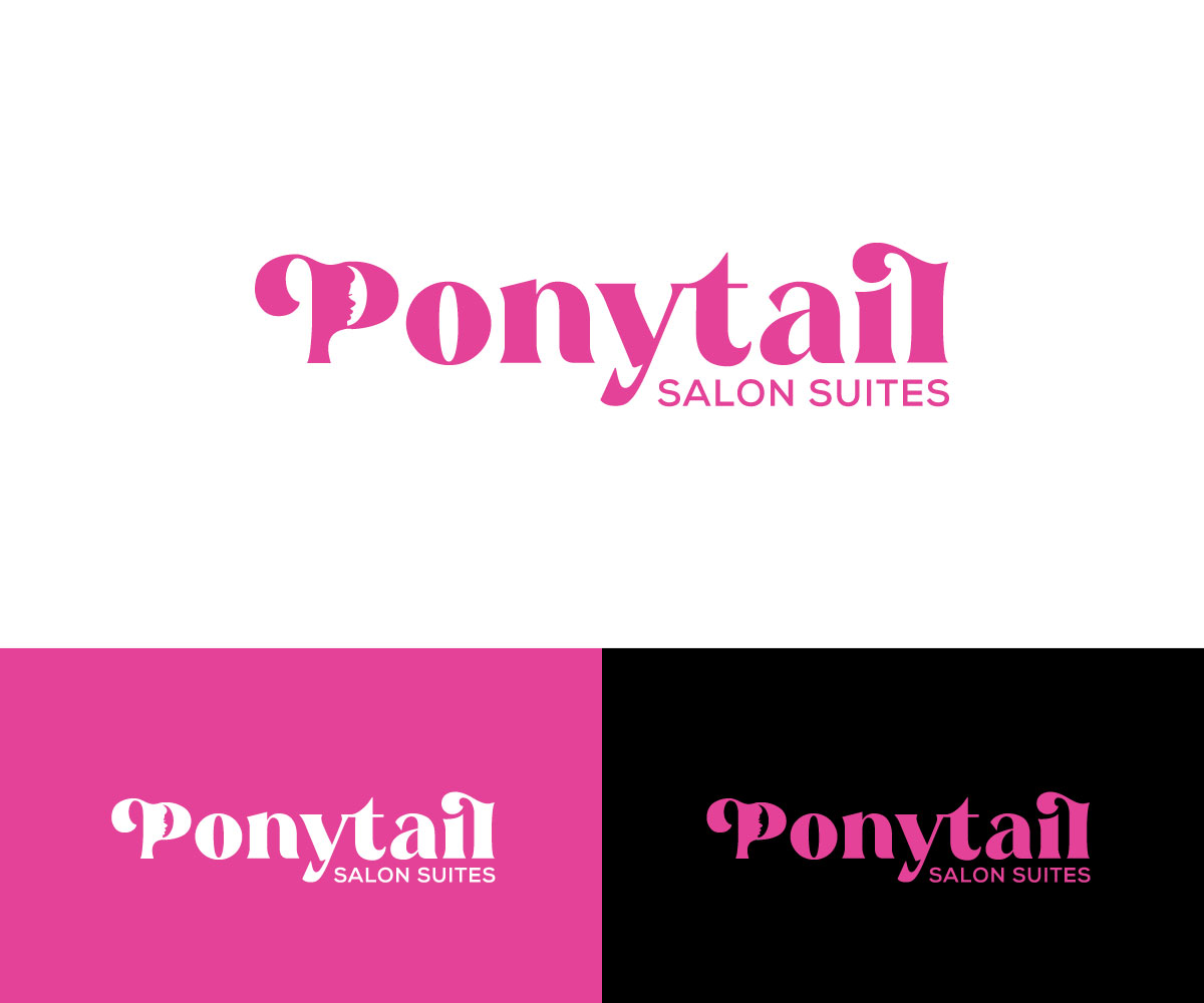 Logo Design for Ponytail Salon Suites by Jeff 23 | Design #26923153