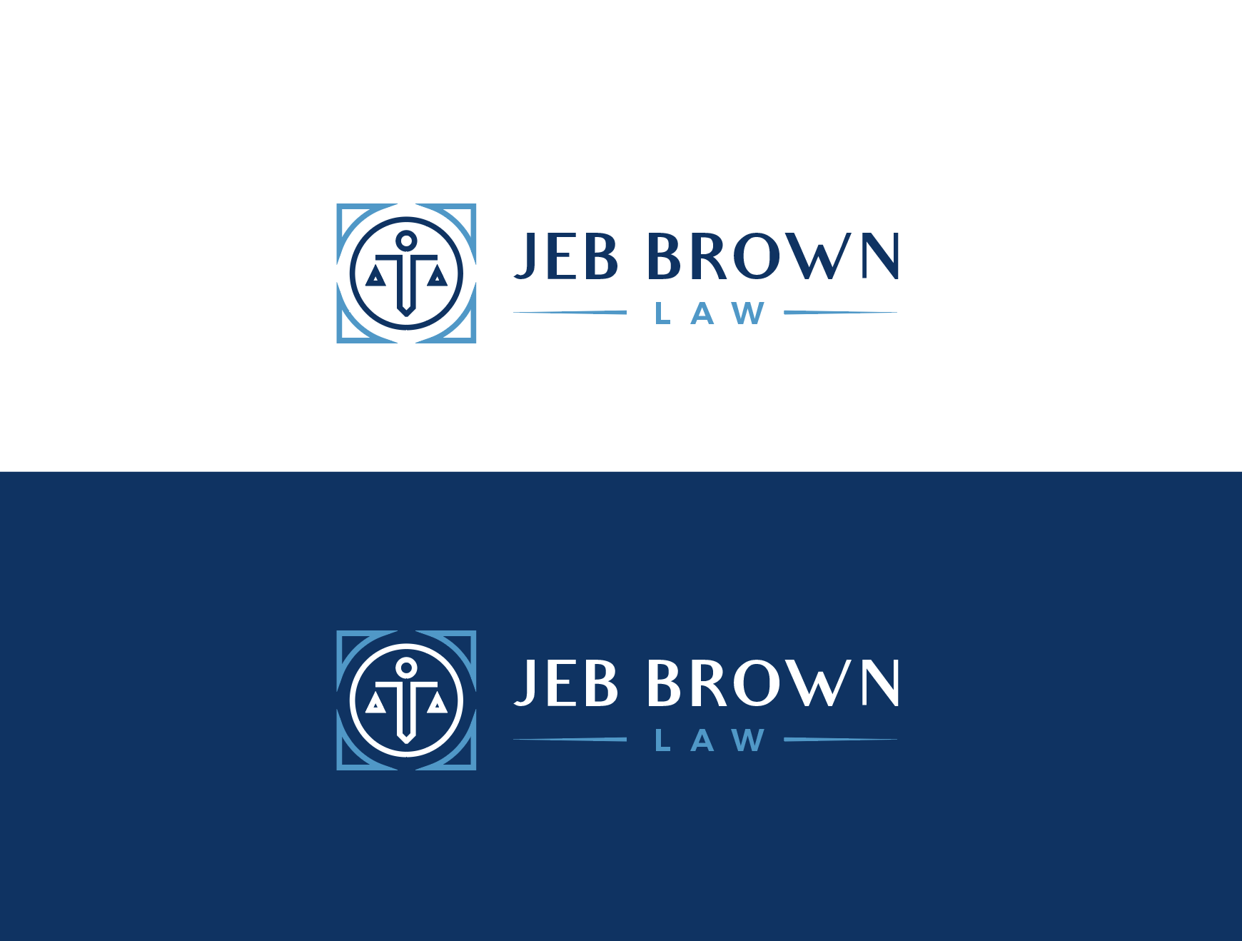 Feminine, Professional, Legal Logo Design for Jeb Brown Law by ...