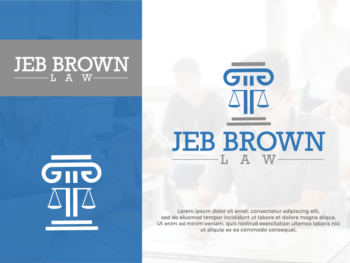 Feminine, Professional, Legal Logo Design for Jeb Brown Law by Nova ...