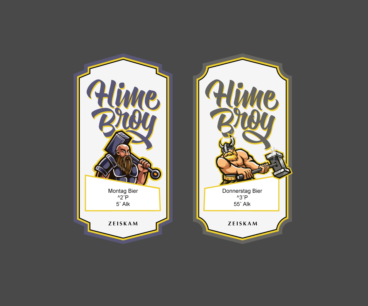 Playful, Masculine Label Design for a Company by Simon Hon | Design ...