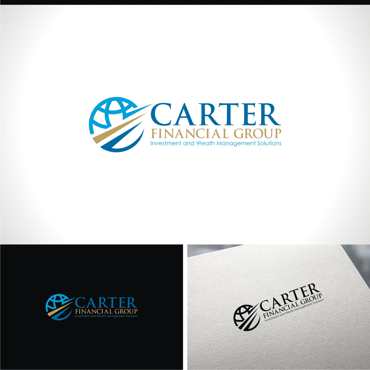Logo Design for Carter Financial Group Investment and Weath Management ...