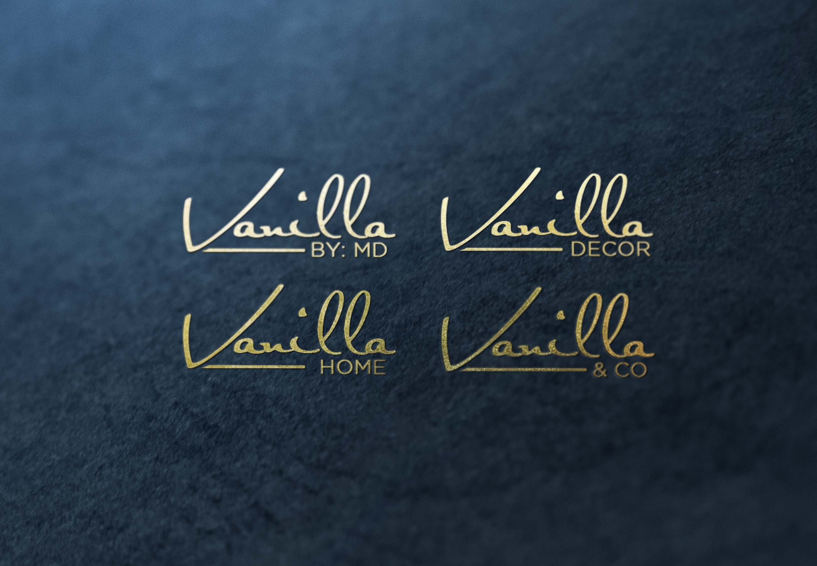 Upmarket, Elegant, Interior Decoration Logo Design for Vanilla by ...