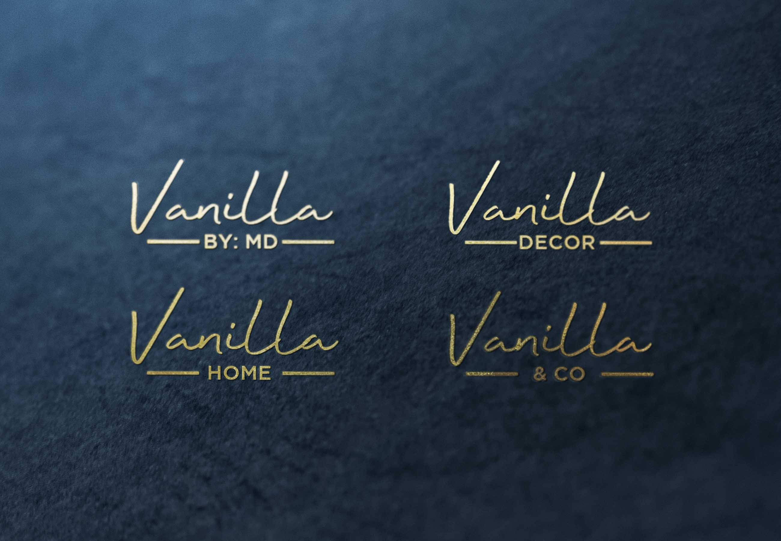 Upmarket, Elegant, Interior Decoration Logo Design for Vanilla by ...