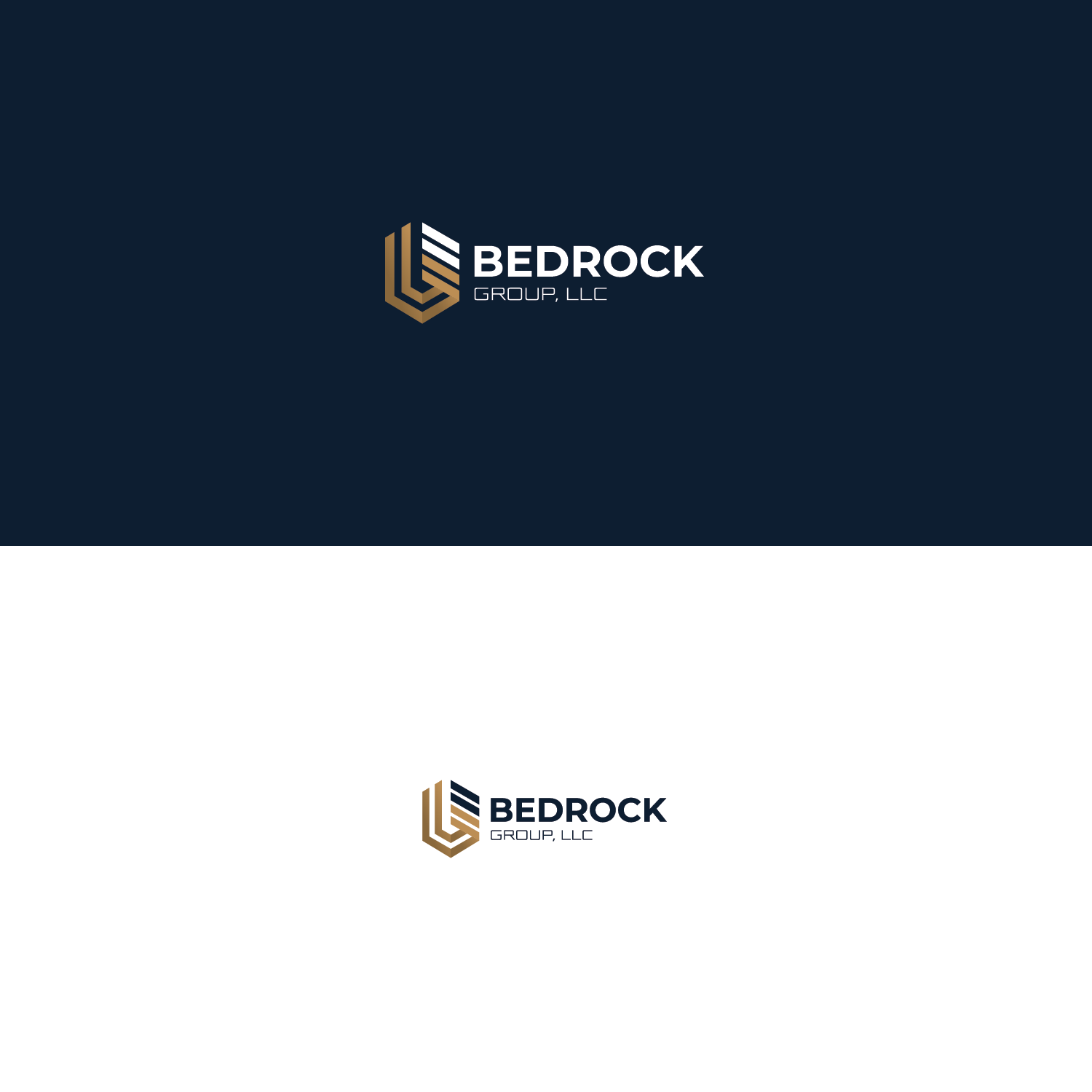 Bold, Modern Logo Design for Bedrock Group, LLC by Verified artistry ...