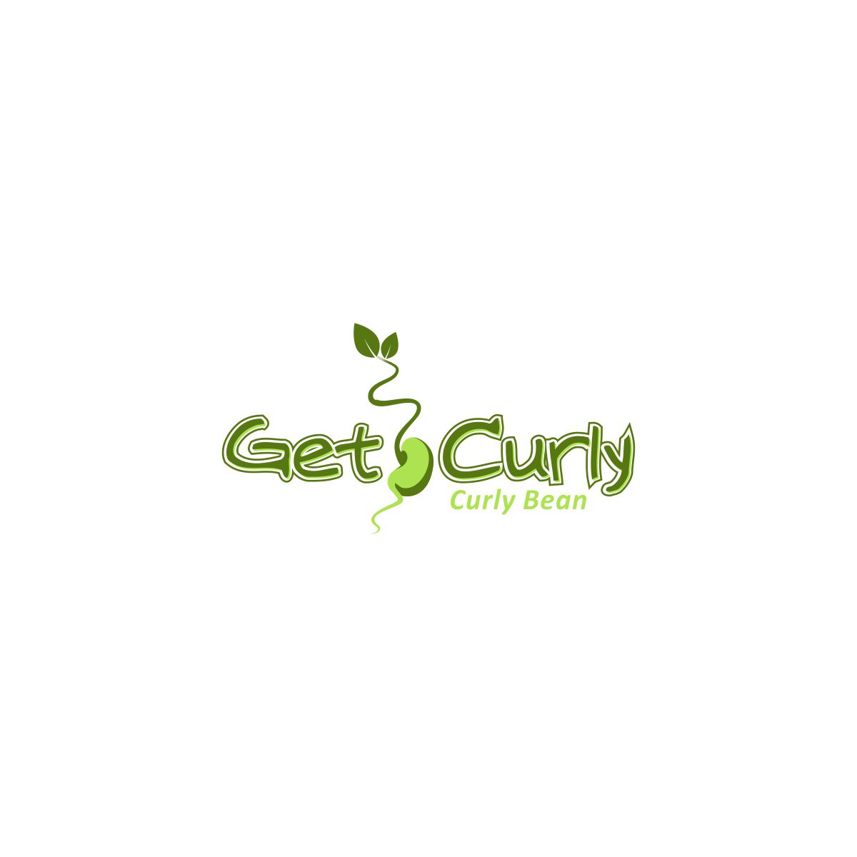 Modern, Playful Logo Design for Curly Bean by Kreative Fingers | Design ...