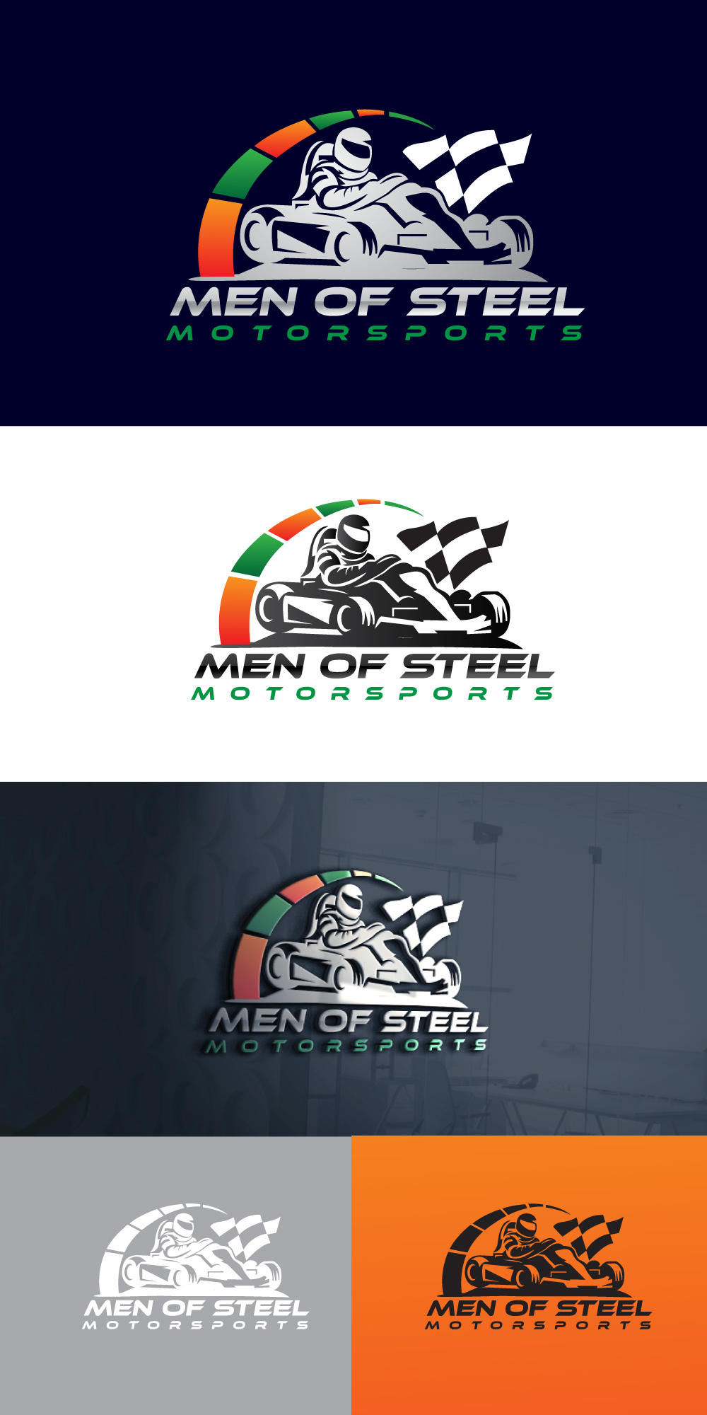 Modern, Masculine, Racing Logo Design for Men of Steel Motorsports by ...