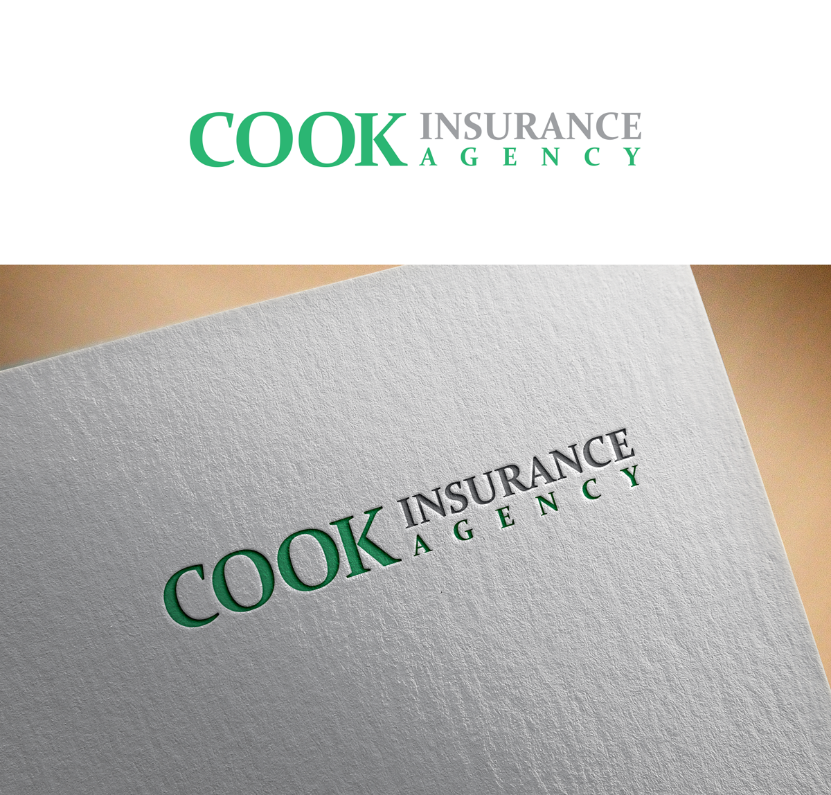 Bold, Serious, Insurance Broker Logo Design for Cook Insurance, Cook ...