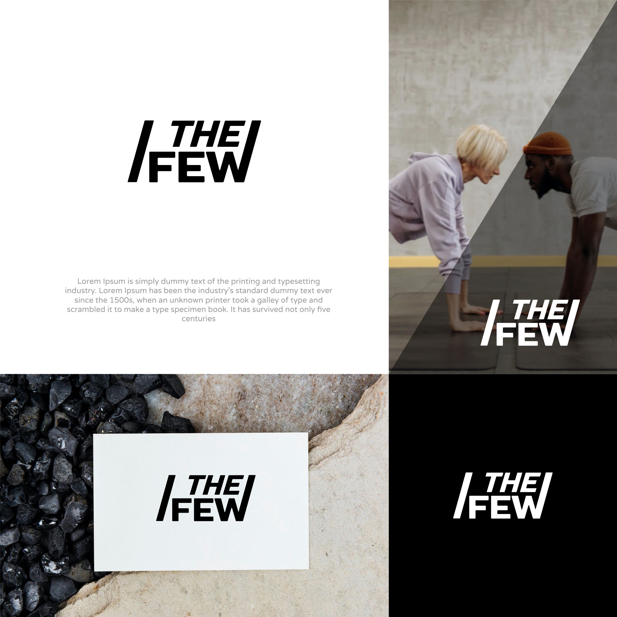 Modern, Masculine, Clothing Brand Logo Design for THE FEW by Apple ...
