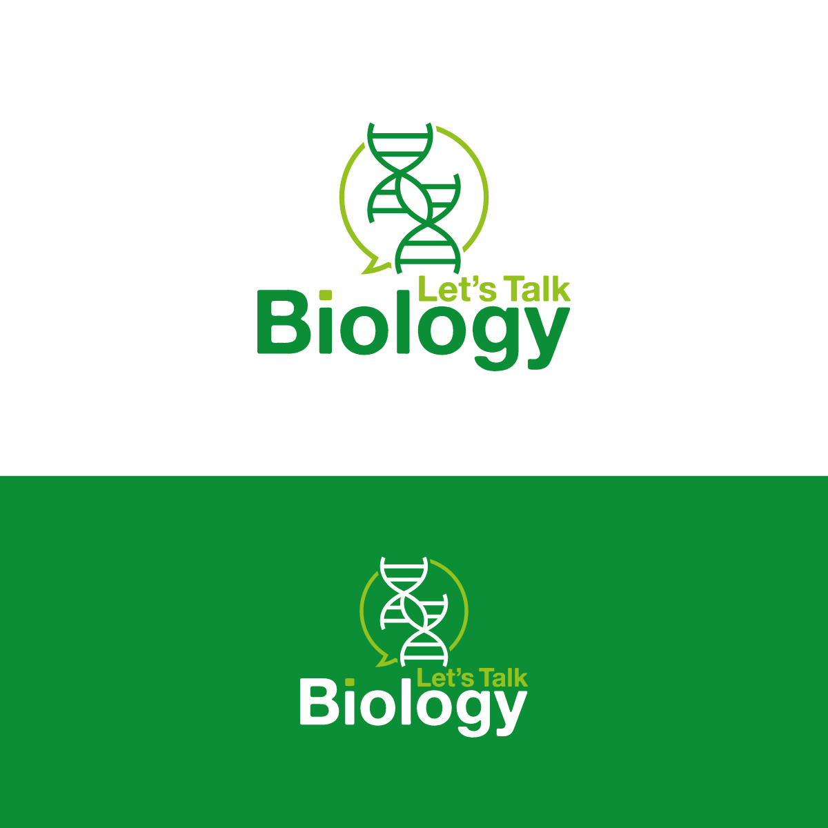 Bold, Modern Logo Design for Let’s Talk Biology by Graphic Bricks ...