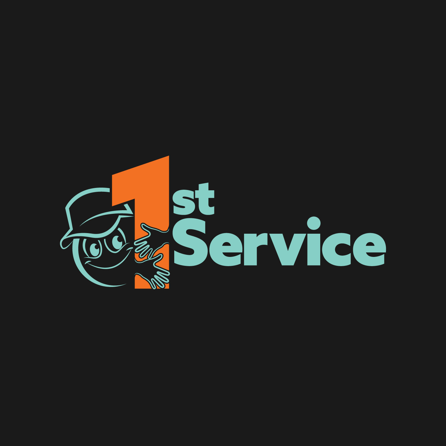 Colorful, Bold, Hvac Logo Design for 1st Service by AinebAyoub | Design ...