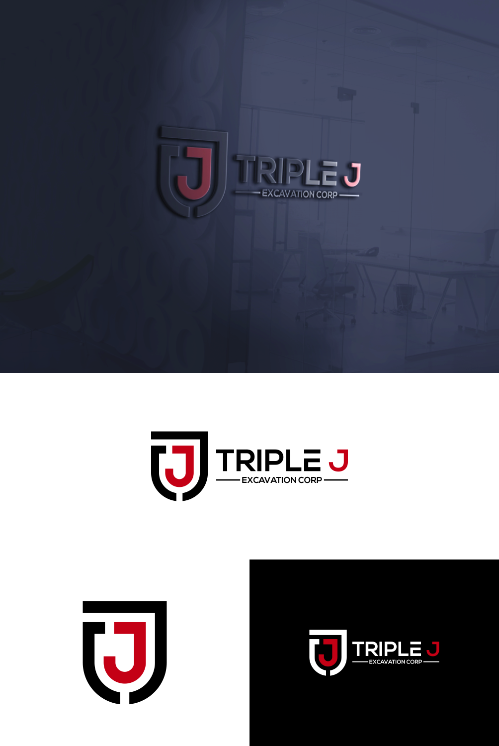 Logo Design for Triple J excavation Corp by pratama design | Design ...