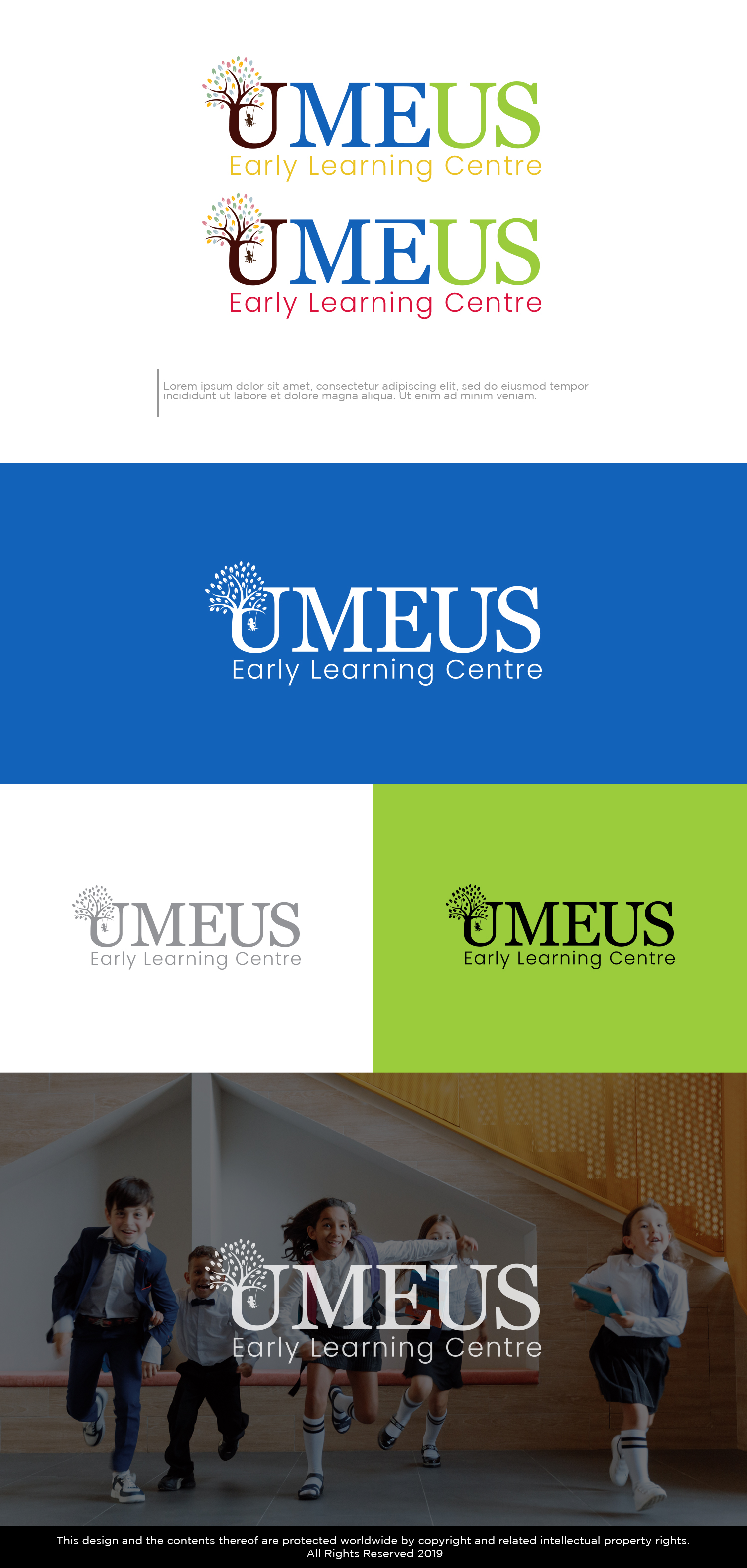 Childcare Logo Design for UMEUS by Kim Ji | Design #27477878