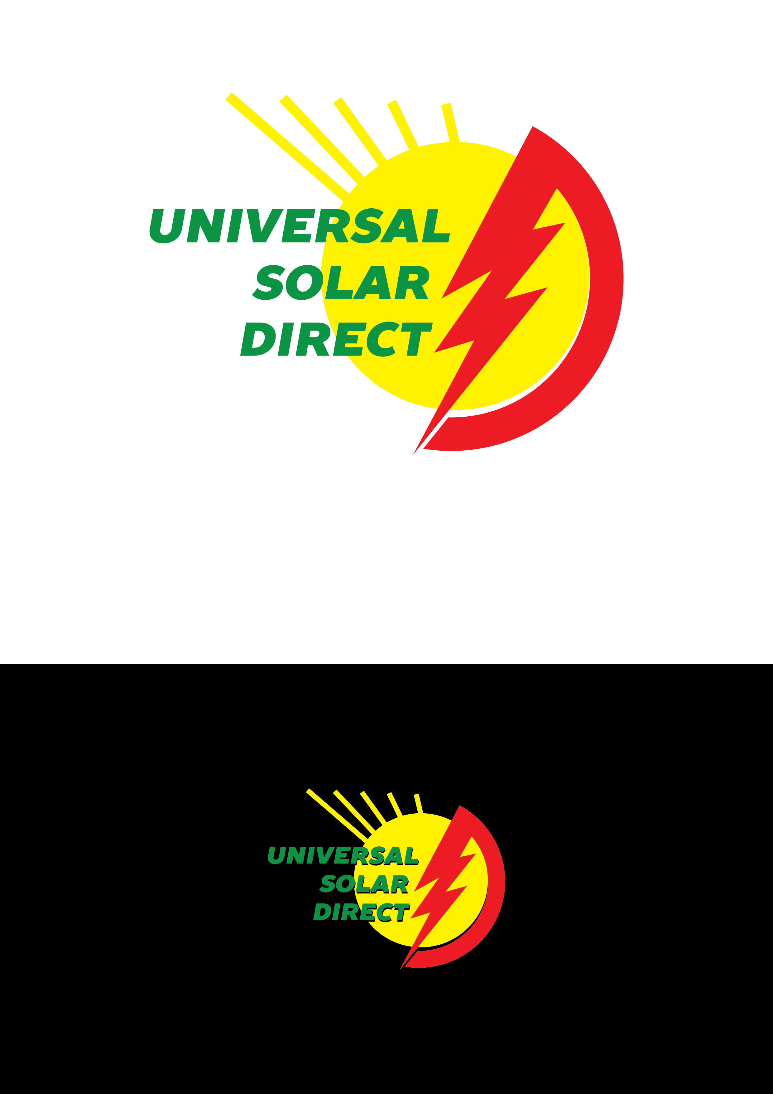 Bold, Upmarket Logo Design for Universal Solar Direct by ...