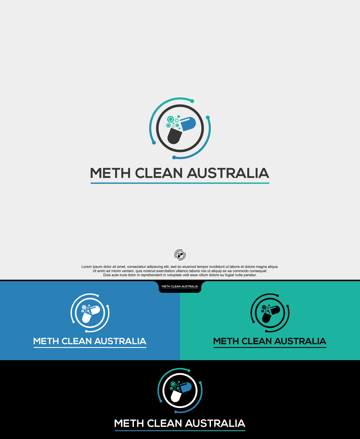 Logo Design for Meth Clean Australia by siti MWDesign | Design #27010991