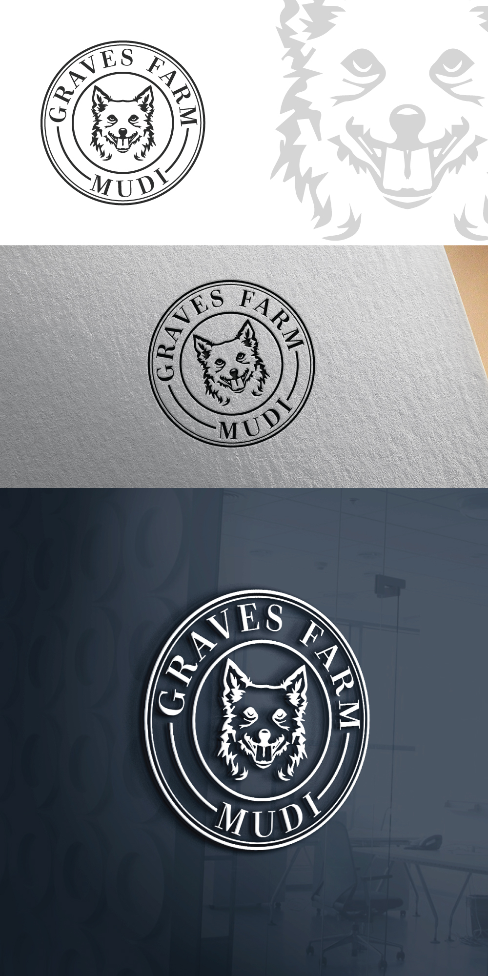 Bold, Serious Logo Design for Graves Farm Mudi by Classy Custom ...