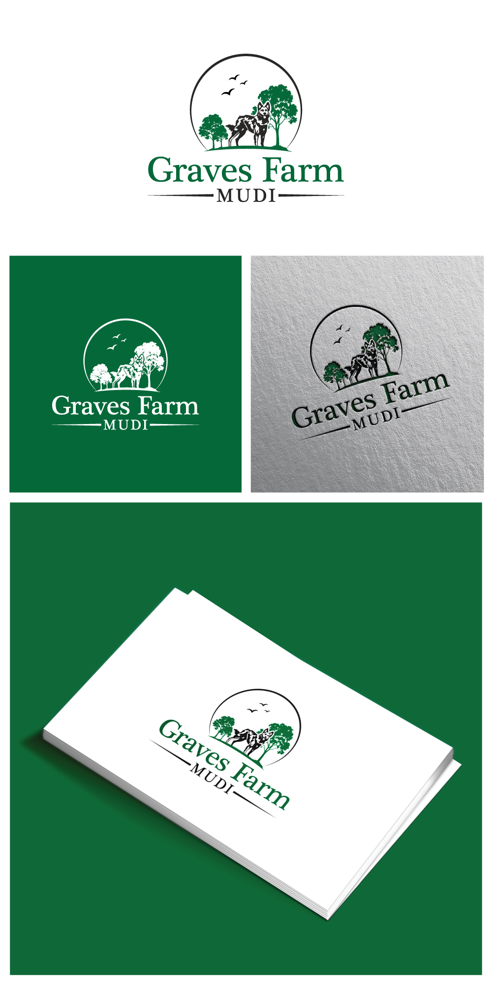 Bold, Serious Logo Design for Graves Farm Mudi by Classy Custom ...