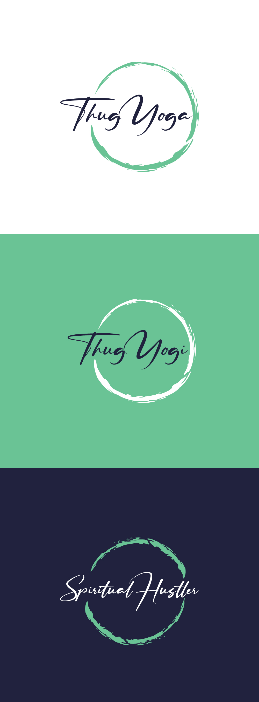 Bold, Modern Logo Design for Thug Yoga / Thug Yogi / Spiritual Hustler ...