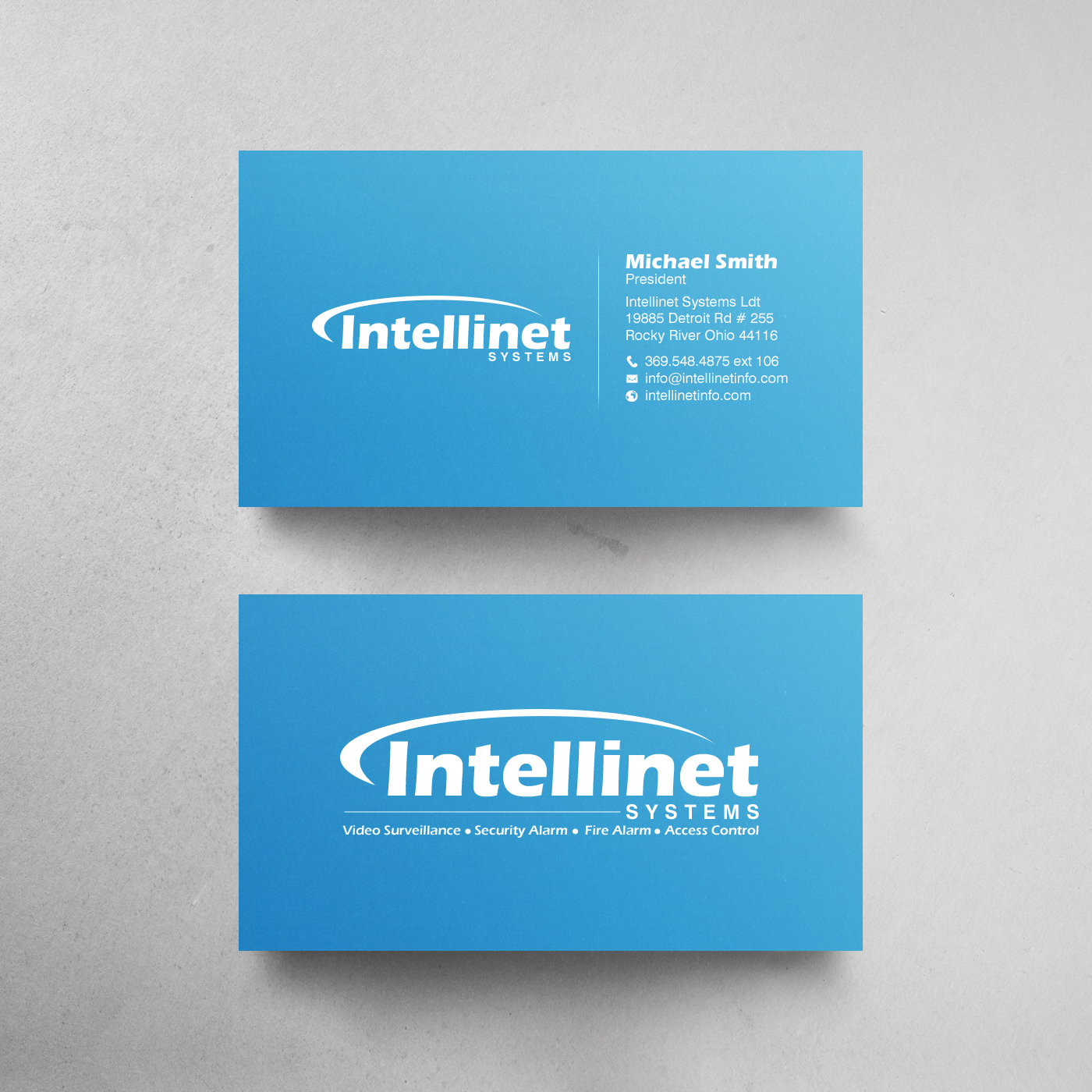Modern, Professional, Security Service Business Card Design for a ...