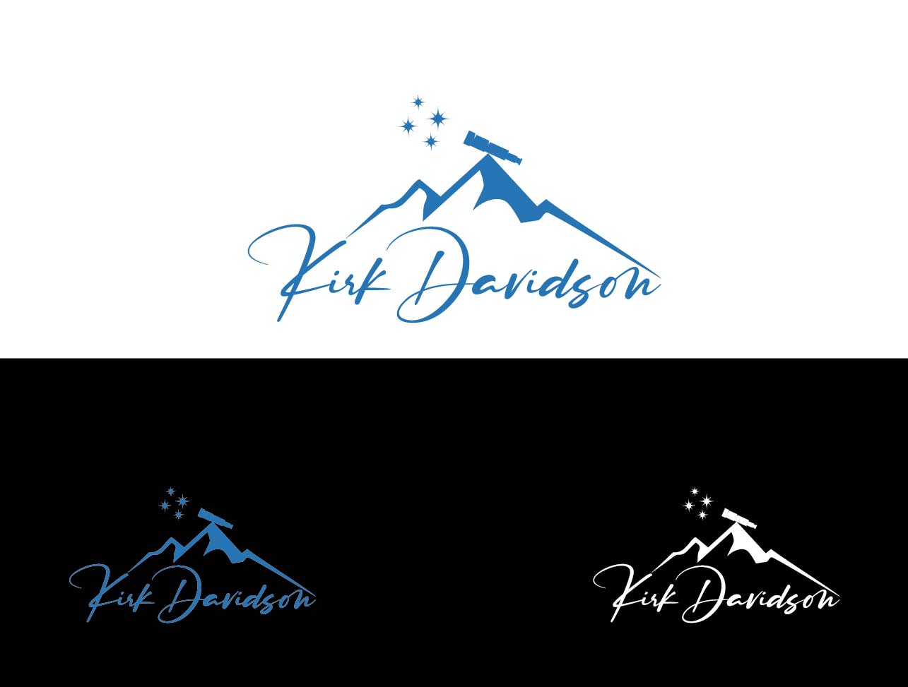 Professional, Masculine Logo Design for Kirk Davidson by jika | Design ...