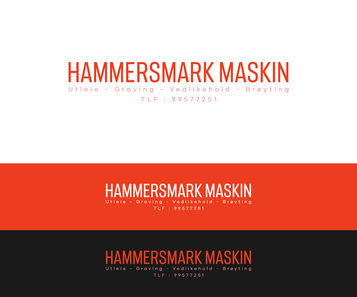 Feminine, Serious Logo Design for HAMMERSMARK MASKIN by rdlsantos ...