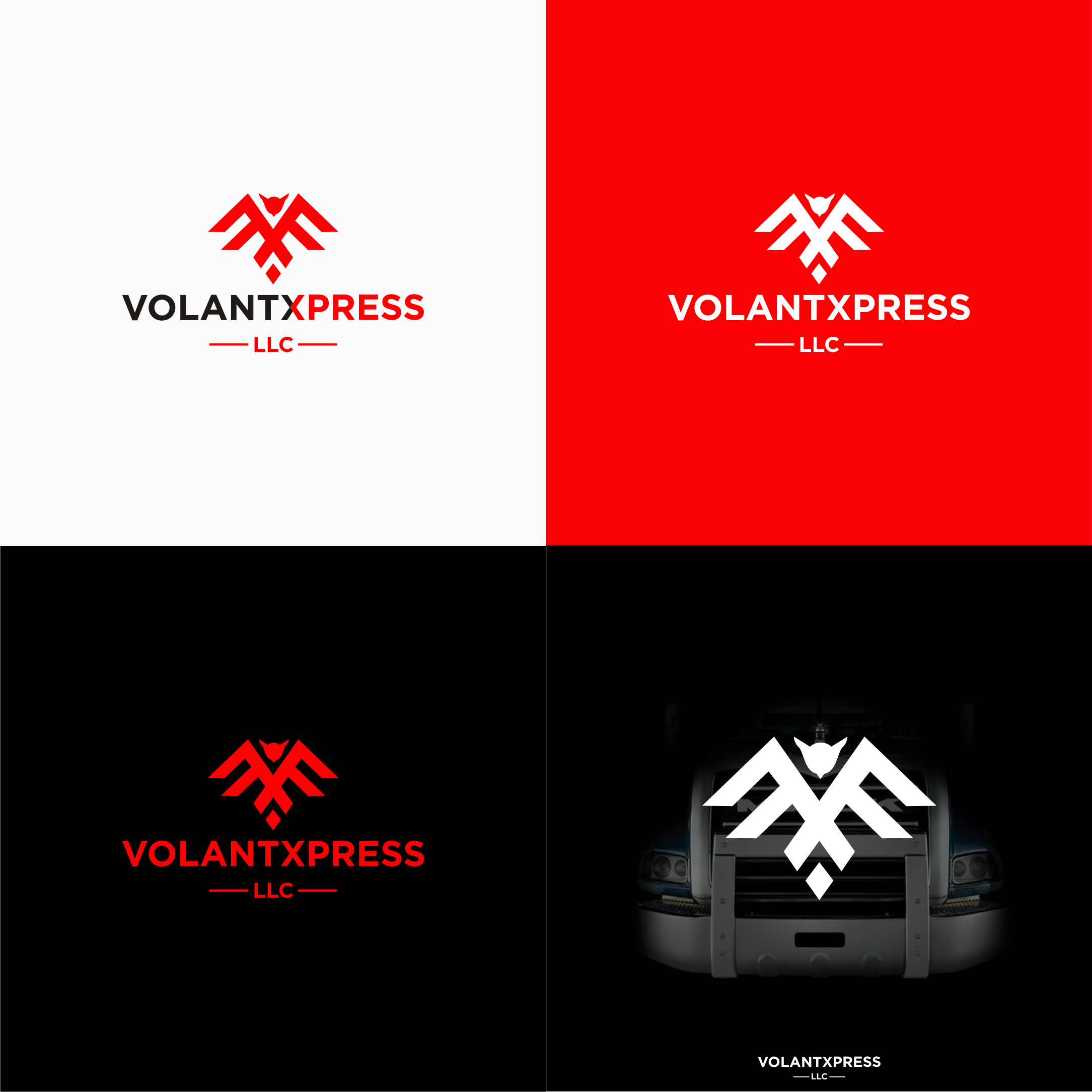 Serious, Masculine, Oil field trucking Logo Design for VolantXpress LLC ...