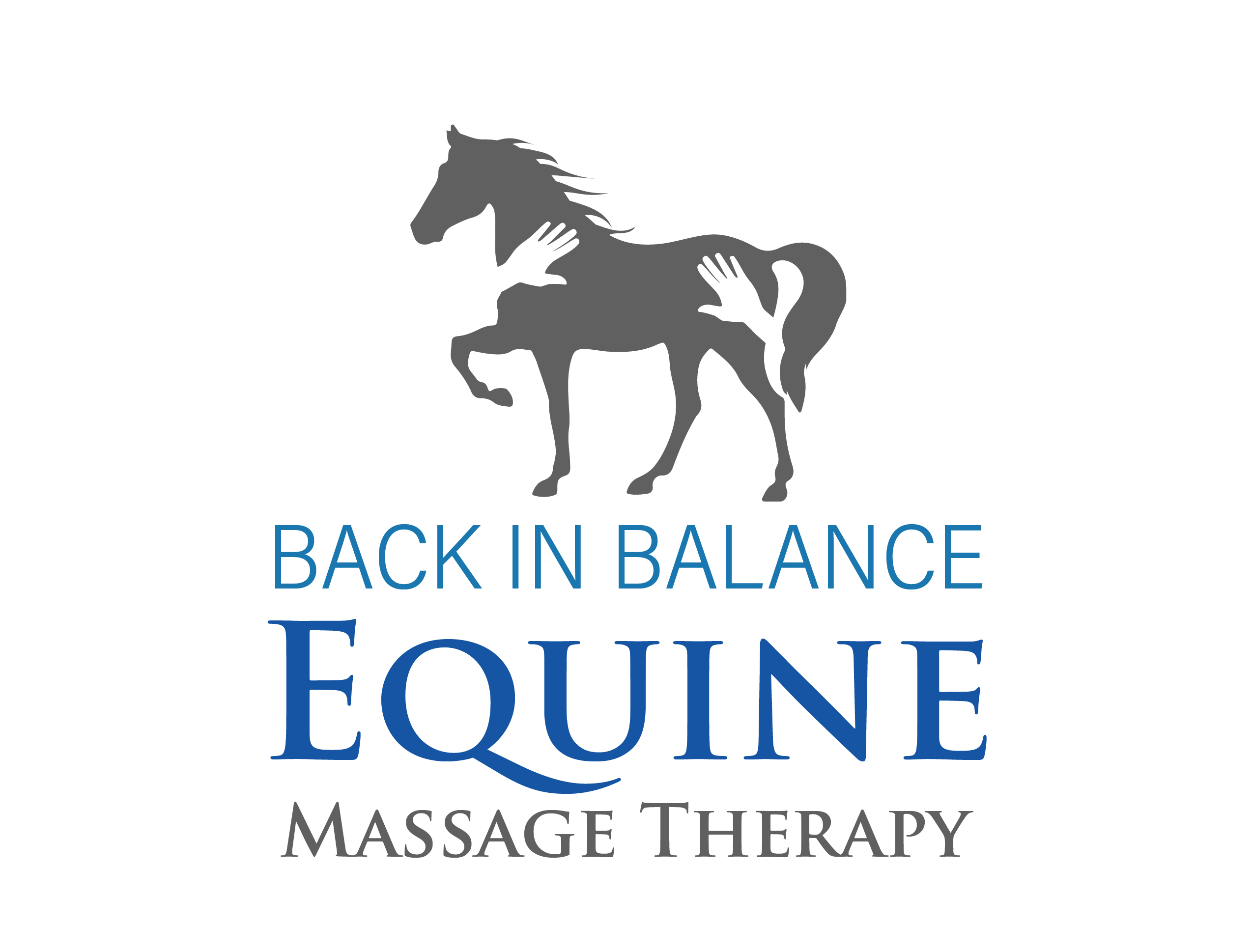 Modern, Professional Logo Design for Back in Balance Equine Massage ...