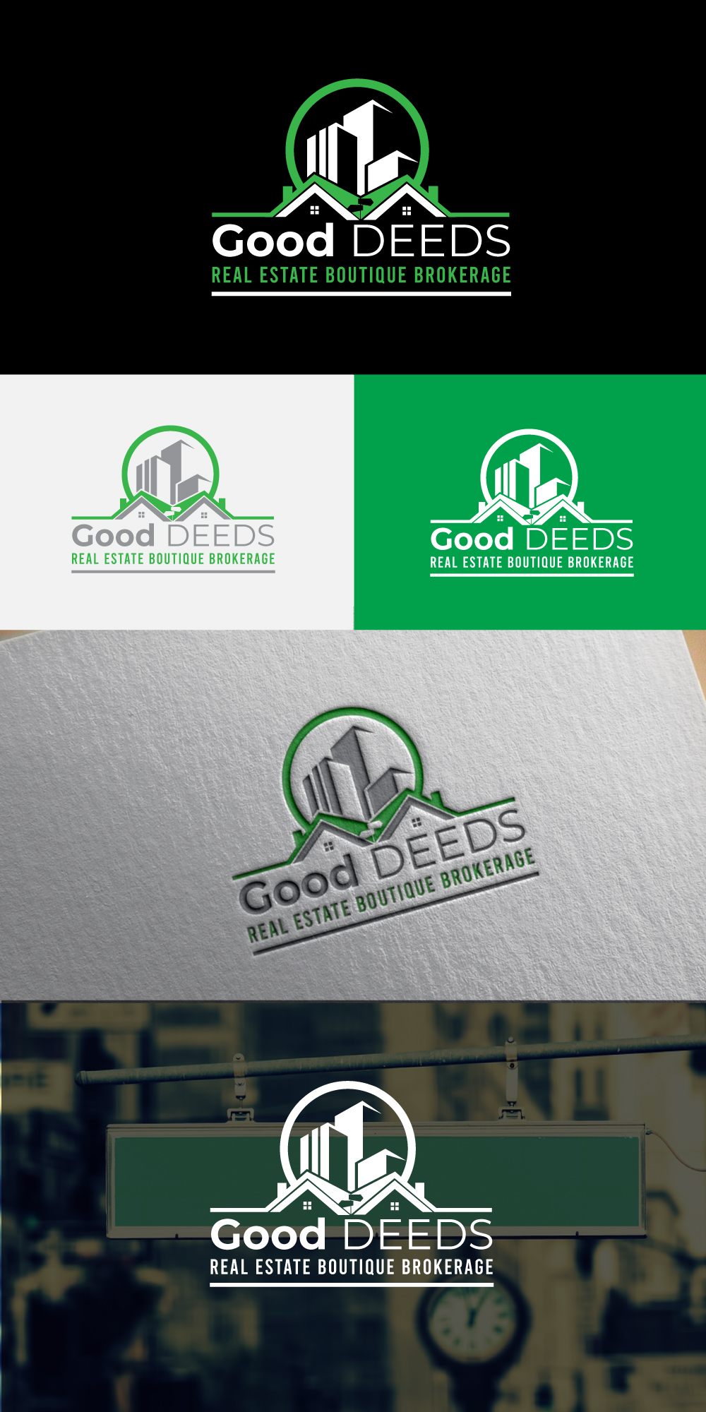 Logo Design for Good DEEDS Real Estate Boutique Brokerage by Classy ...