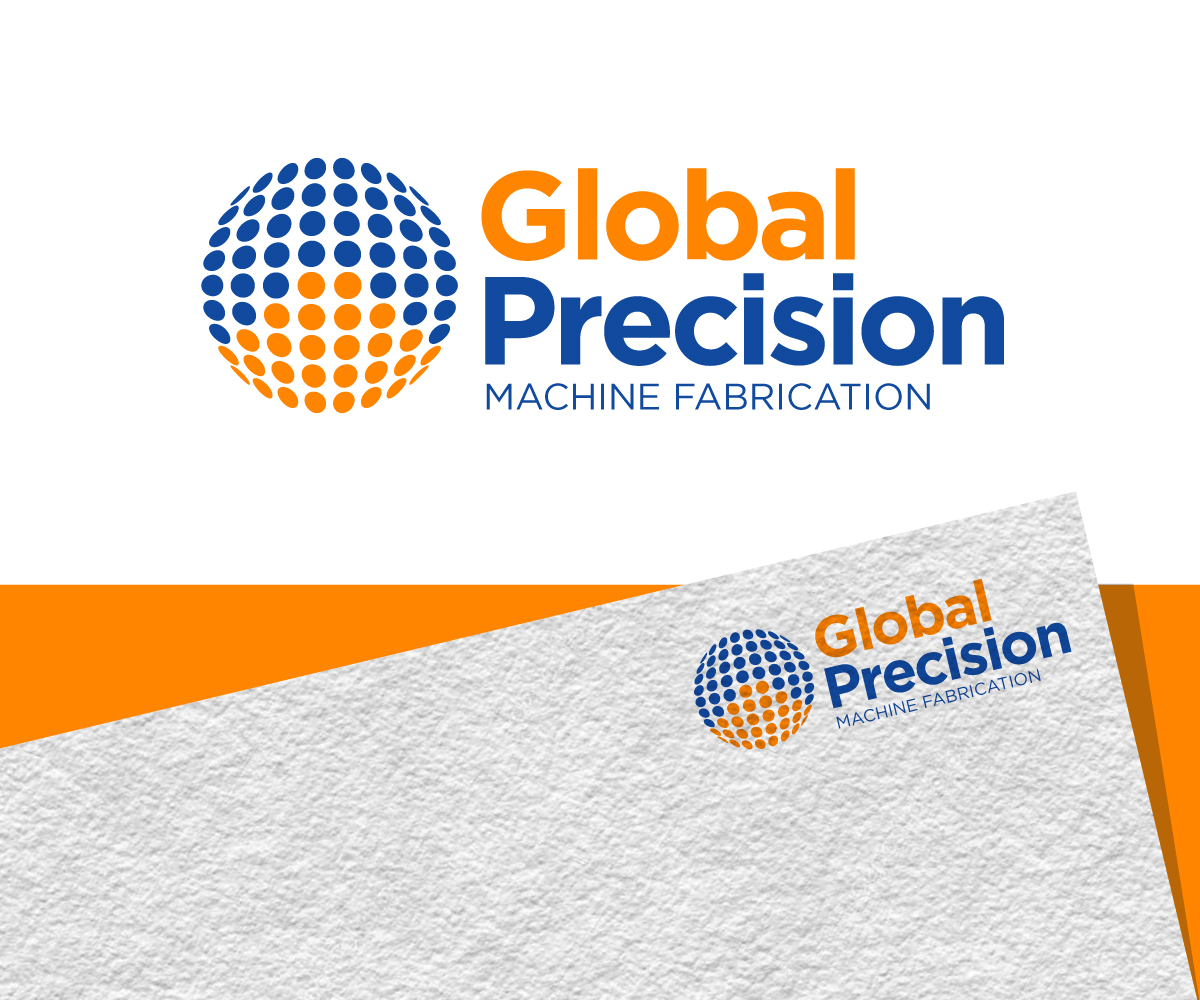 Logo Design for Global Precision, Machine Fabrication by Jay Design ...