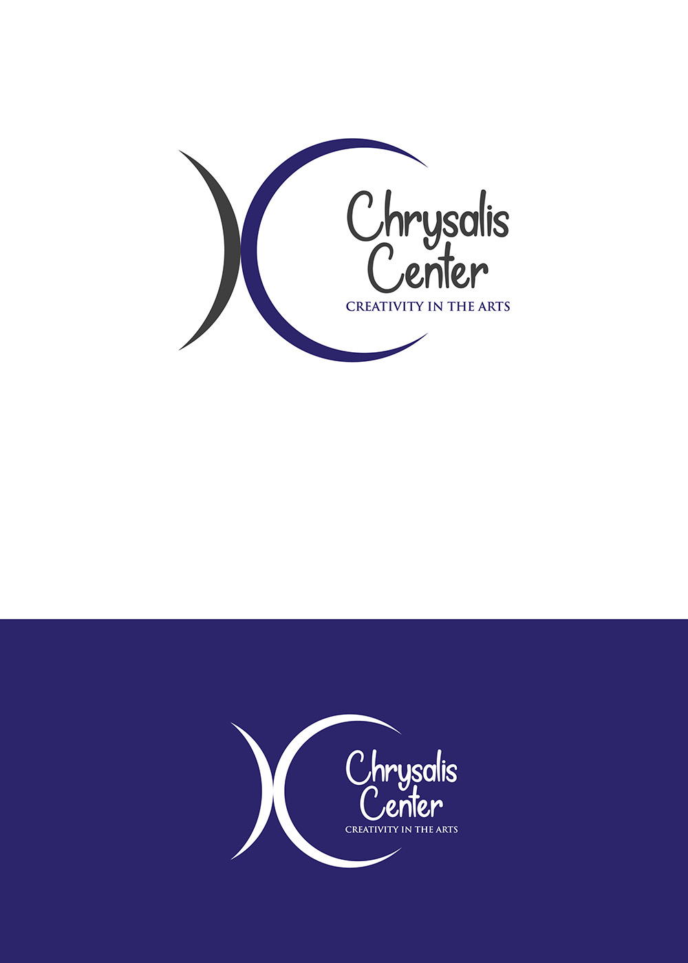 Logo Design for Chrysalis Center - Creativity in the Arts by Namita ...