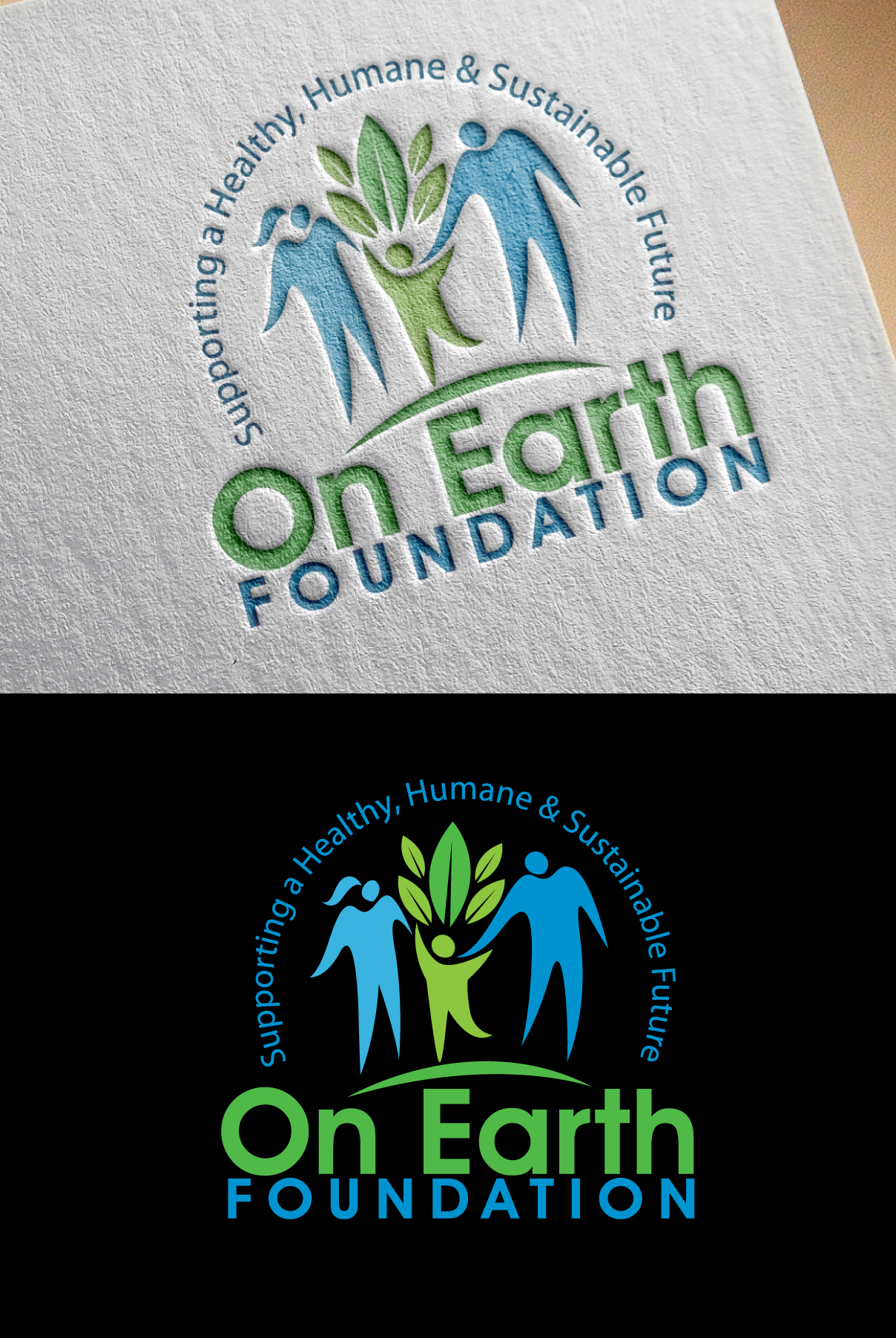 Colorful, Modern Logo Design for On Earth Foundation Supporting a ...