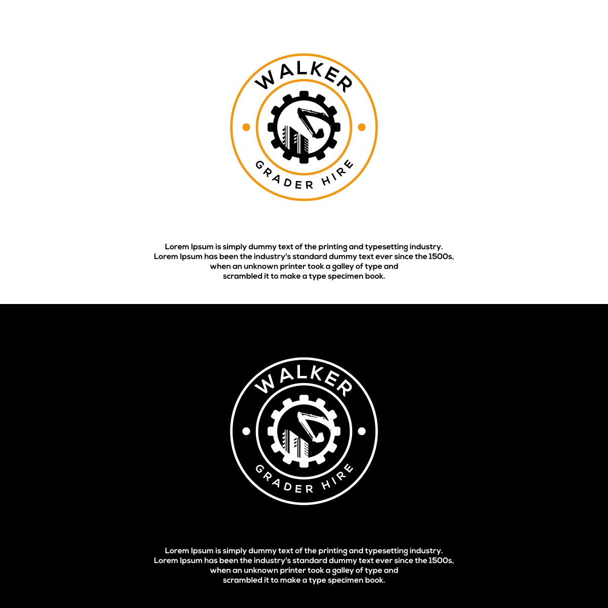 Elegant, Playful, Earthmoving, Civil Construction, Roadworks Logo ...