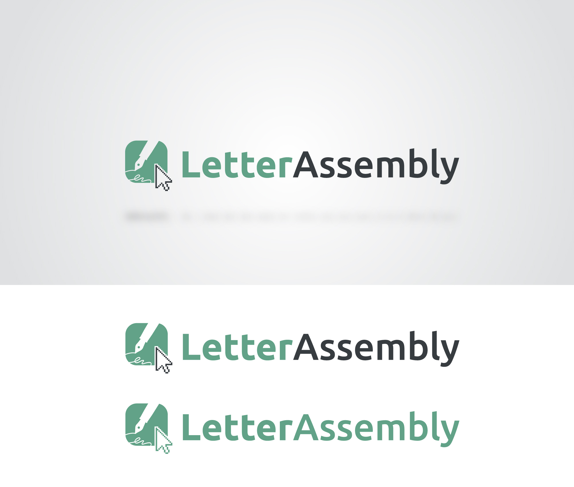 Bold, Playful, creative, media Logo Design for Letter Assembly by UMBRA ...