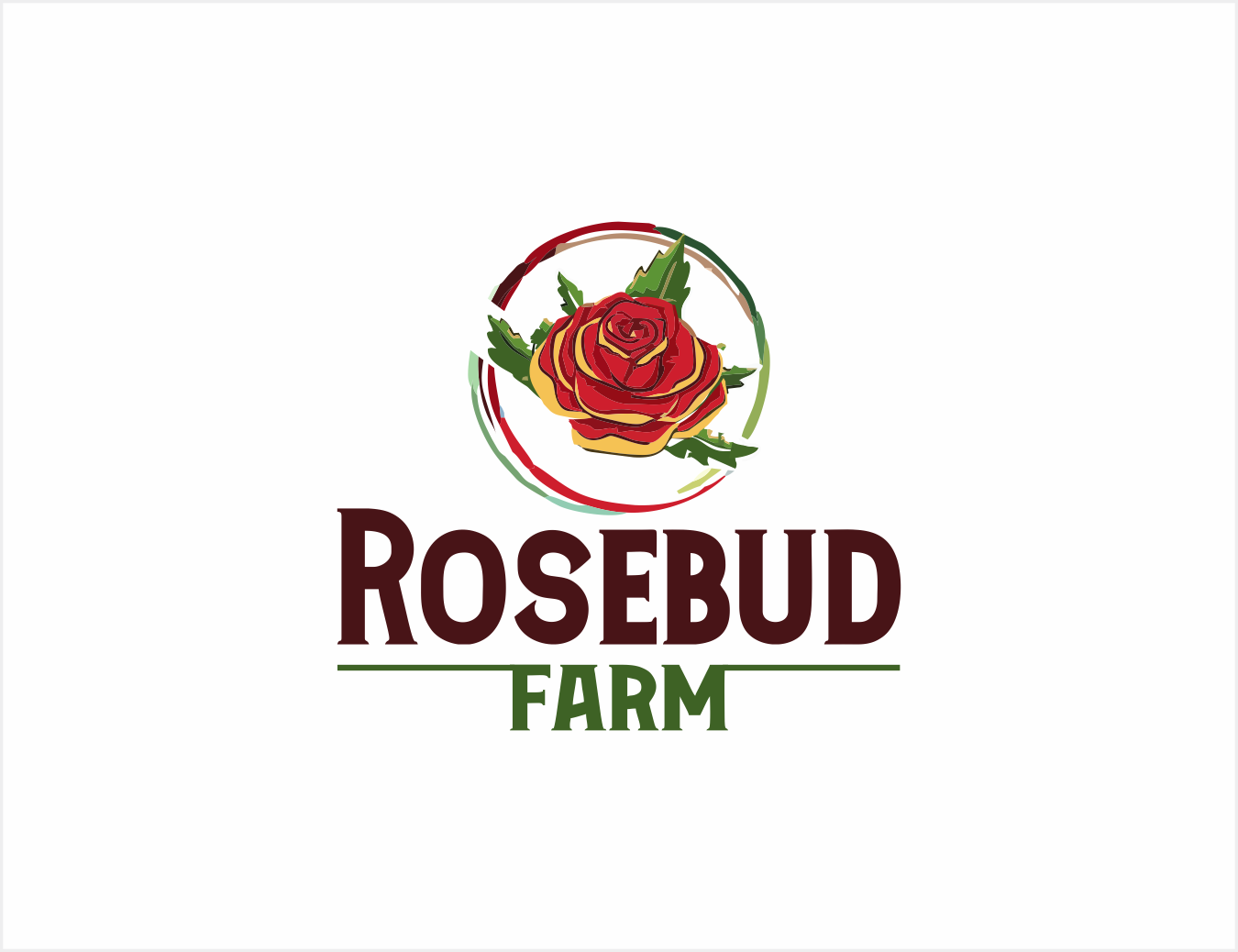 Logo Design for Rosebud Farm (possibly even RBF) by Kebonte | Design ...