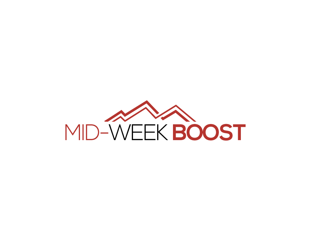 Logo Design for Mid-Week Boost by artespraticas | Design #27260957
