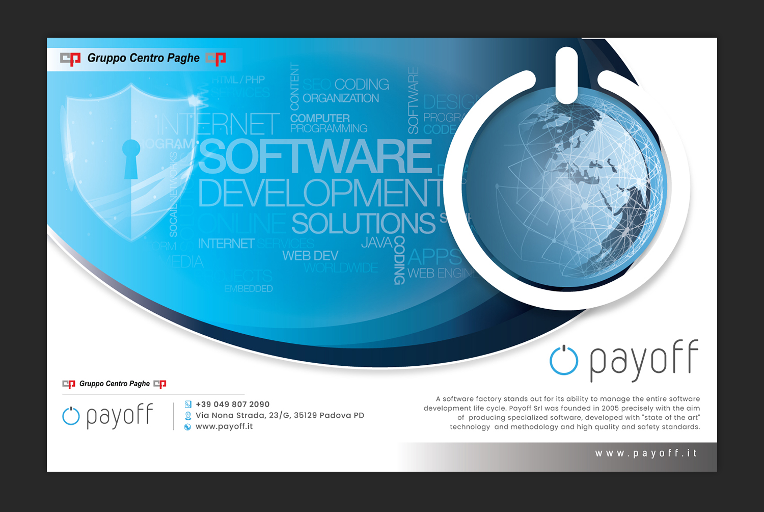 Elegant, Playful Flyer Design for Payoff Srl by HeshanKavinda | Design ...