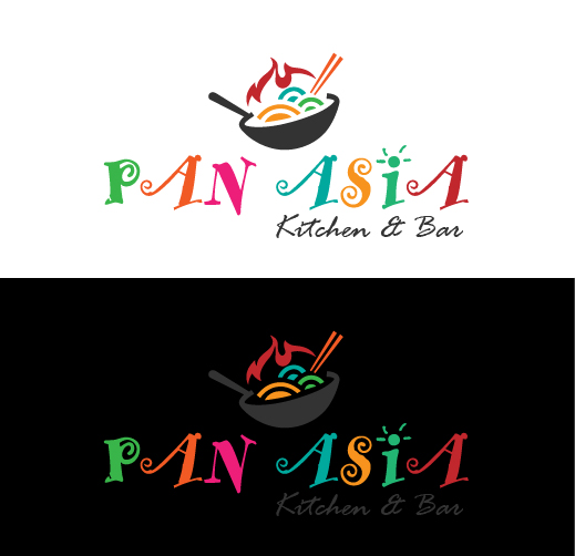 Elegant, Serious, Restaurant Logo Design for PAN ASIA - Kitchen & Bar ...