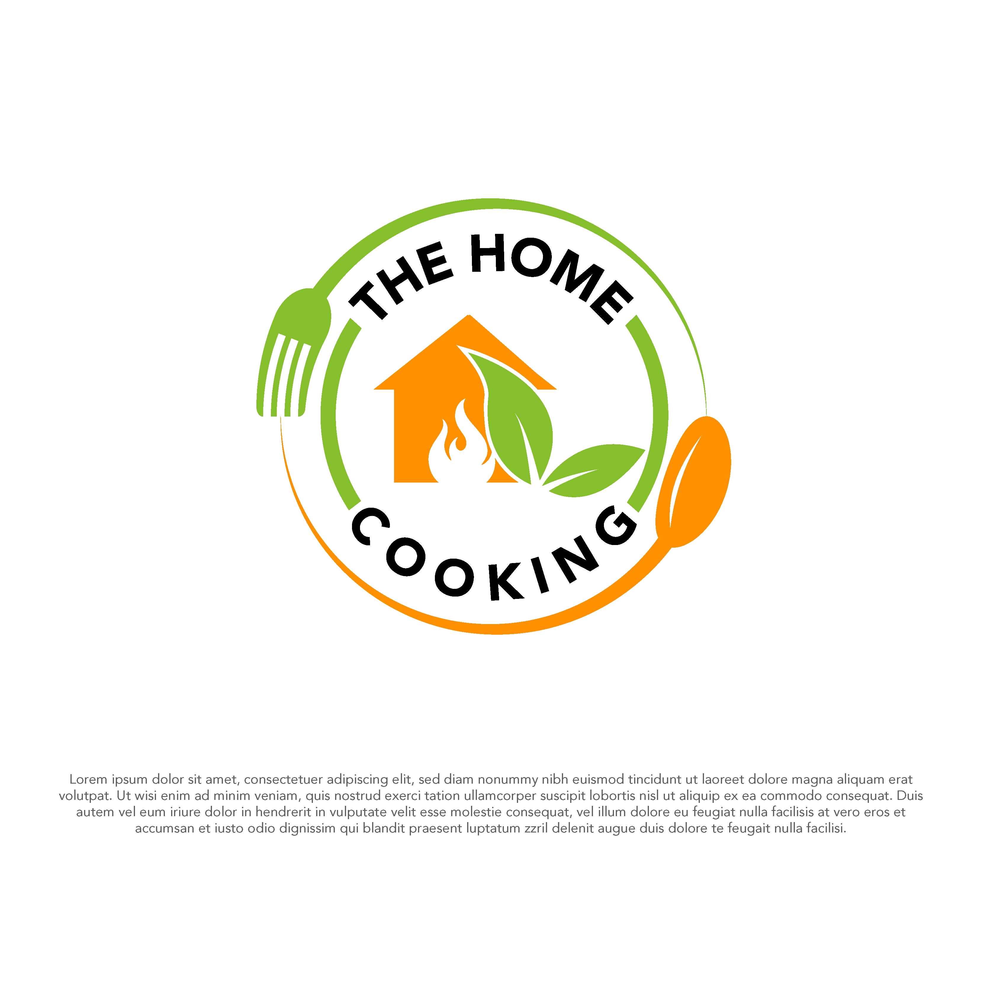 Elegant, Playful Logo Design for The Home Cooking by HelloGraphix ...