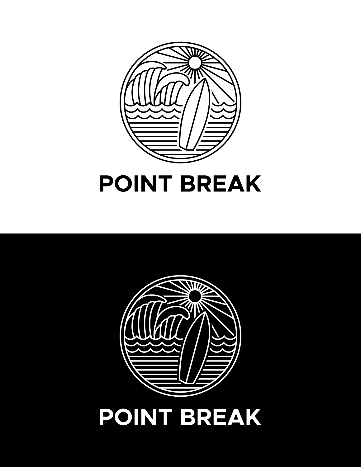 Bold, Modern, Bar, club, restaurant Logo Design for Point Break and ...