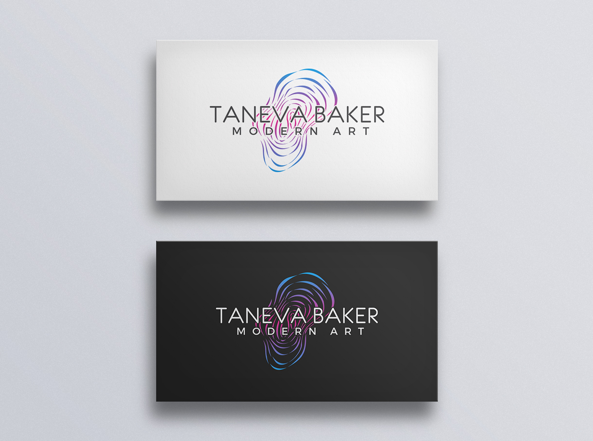 Modern, Upmarket, Modern abstract art. Logo Design for Taneva Baker ...