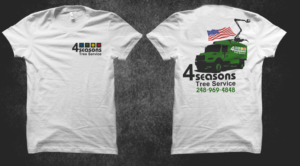 4 SEASONS TREE SERVICE T-Shirt Design | 19 T-shirt Designs for 4 ...