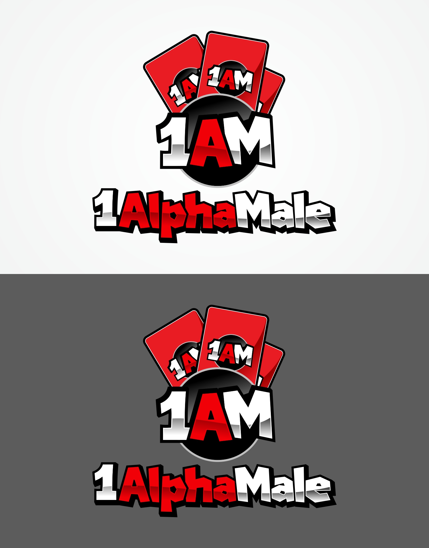 Masculine, Elegant Logo Design for 1AM or 1AlphaMale or both by B8 ...