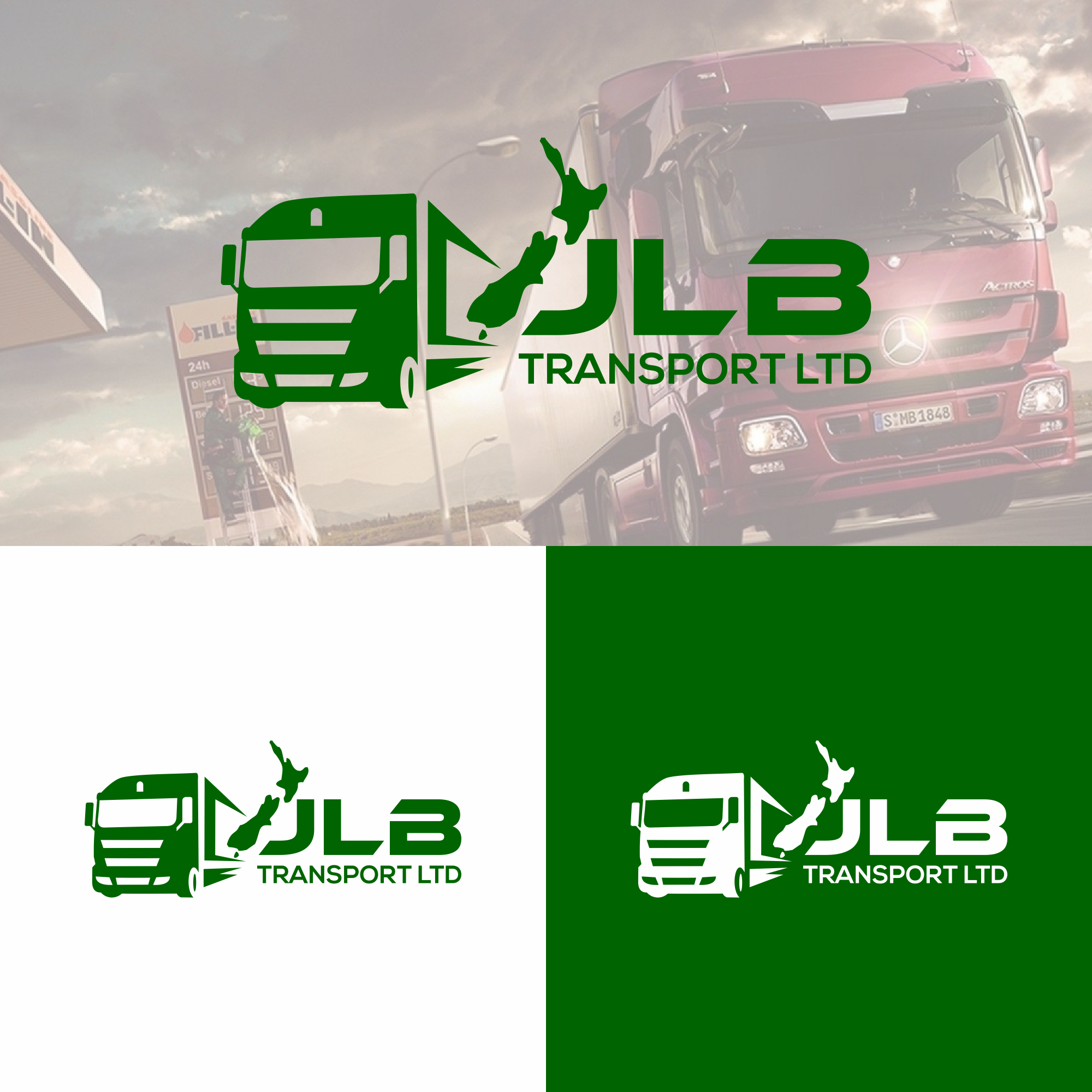 Logo Design for JLB Transport ltd by Veronica 10 | Design #27351035