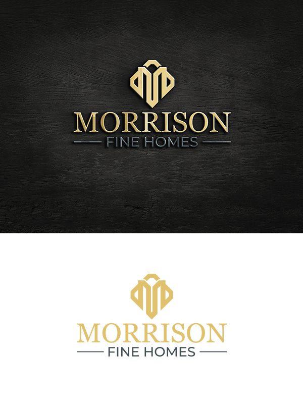 Serious, Professional, Custom home building Logo Design for Morrison ...