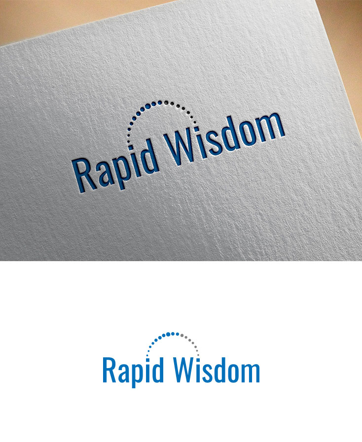 Serious, Modern, self development Logo Design for " Rapid Wisdom " by F ...