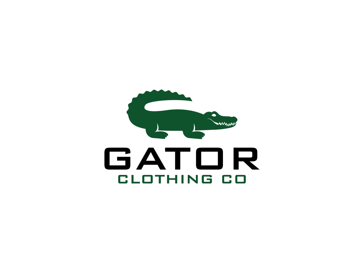 Logo Design for Gator Clothing Co by Qahaj Studios | Design #27376373
