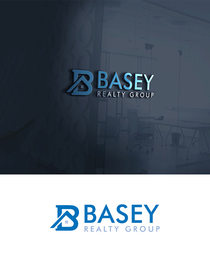Elegant, Playful, Real Estate Housing Sales Logo Design for Basey ...