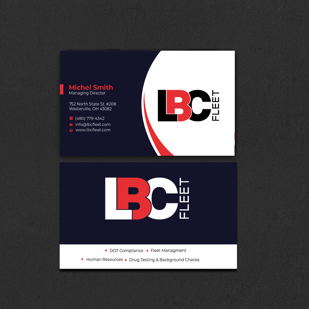 Professional, Upmarket, Transportation supplier Business Card Design ...