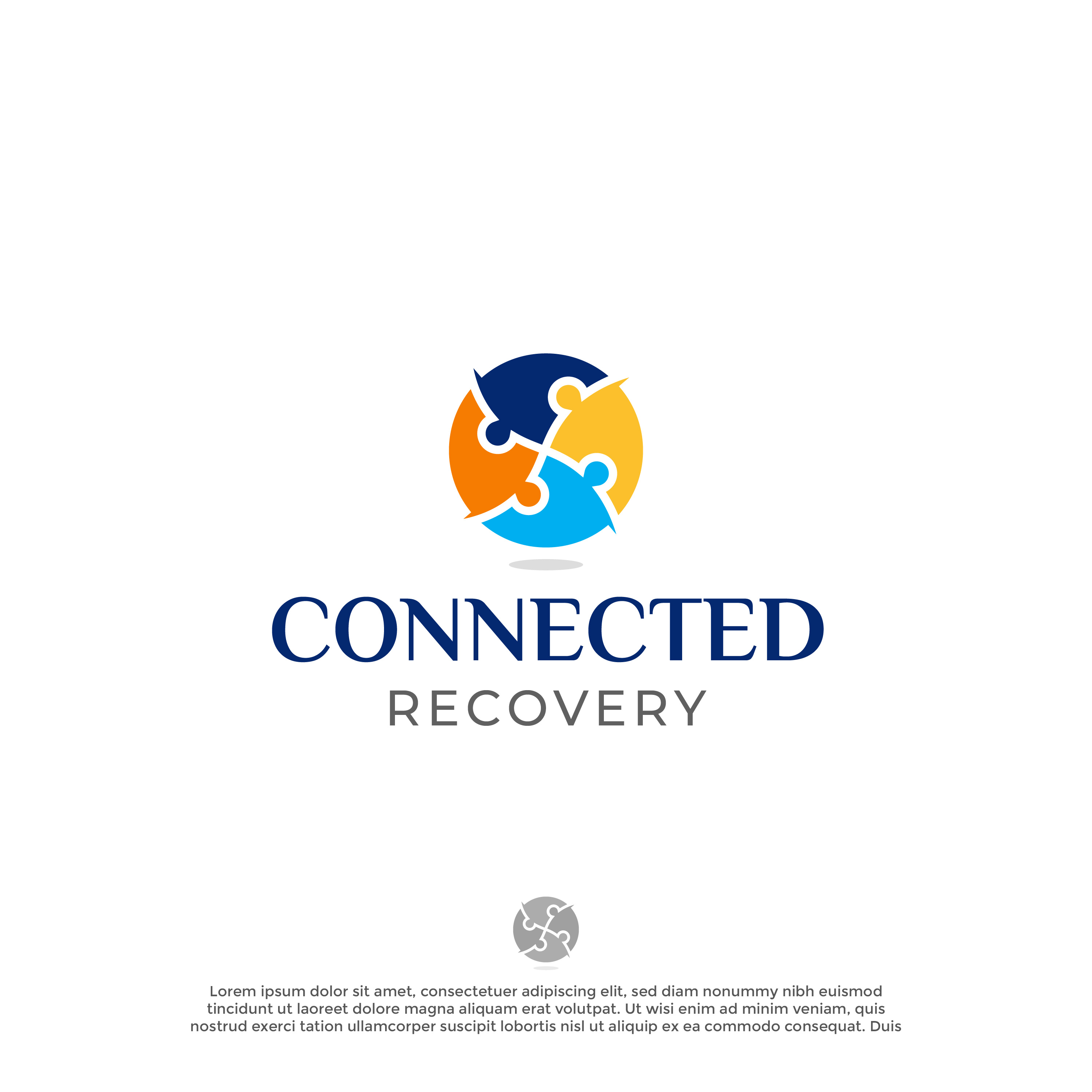 Logo Design for Connected recovery stay connected by Blvck | Design ...