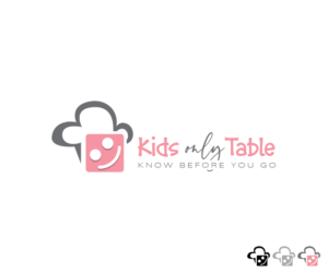 Kids Only Table | 68 Logo Designs for Kids Only Table "Know Before You Go"