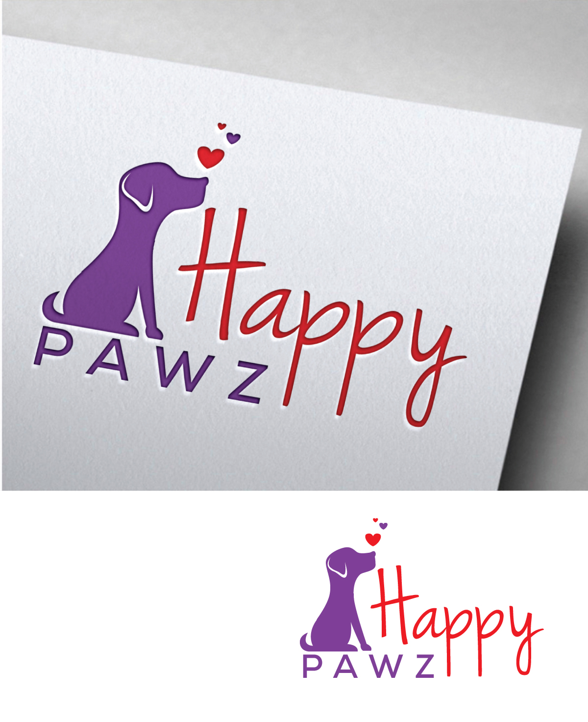 Playful, Personable, Pet care Logo Design for Happy Pawz by HEAVEN ART ...